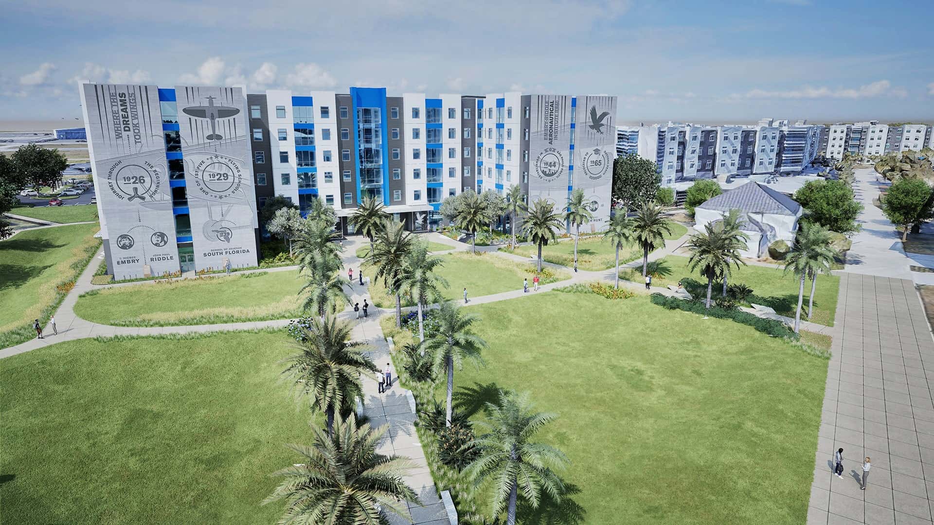 ERAU Residence Hall Phase 4 | Student Housing in Daytona Beach, FL | PQH Group Design